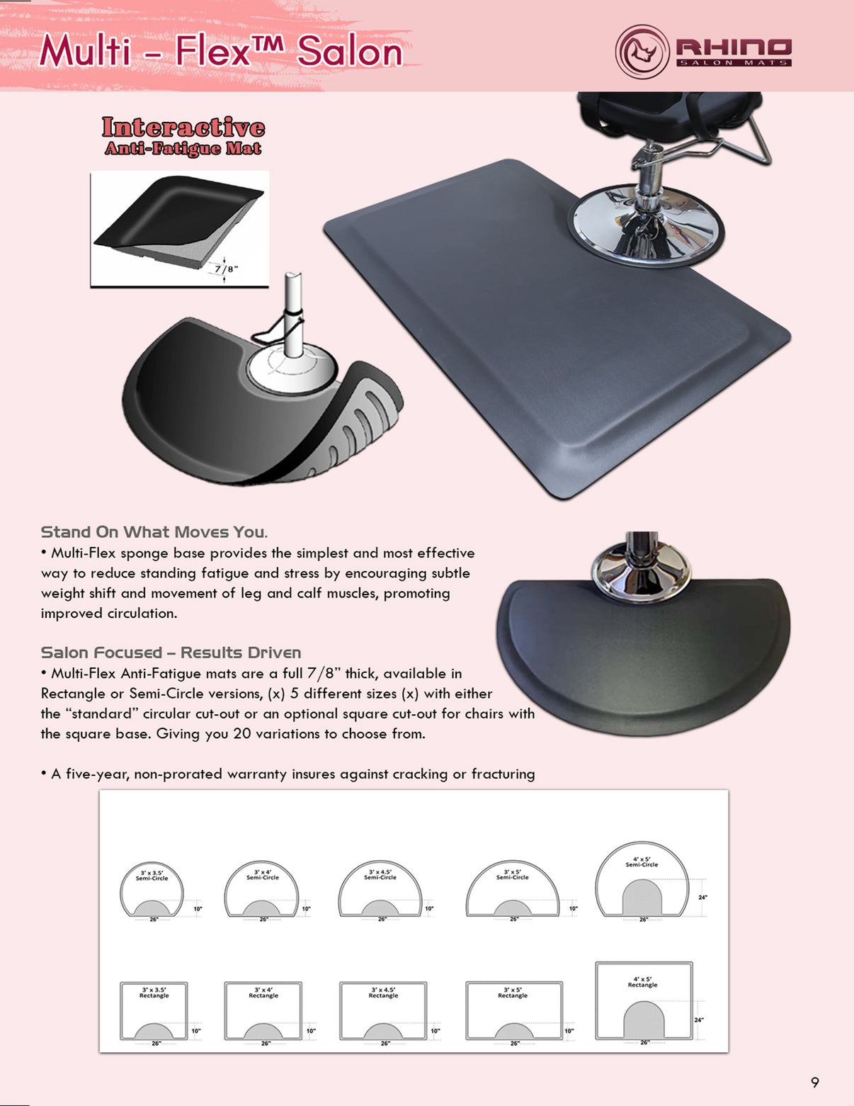 Multi-Flex™ Salon Mat – Rhino Mats